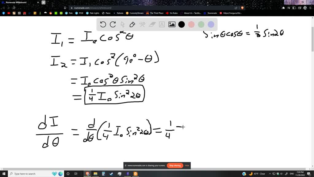 SOLVED:(II) Two polarizers A and B are aligned so that their ...