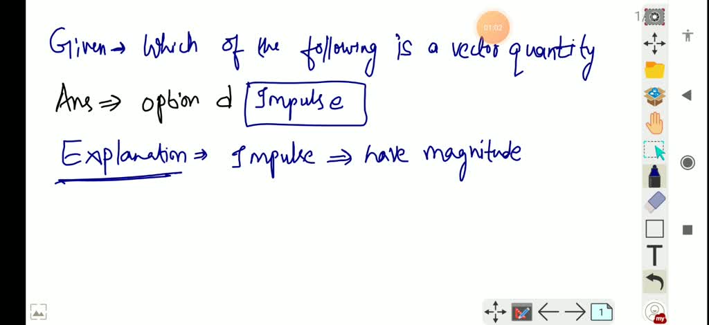 SOLVED:Which of the following is vector quantity? (a) Coefficient of ...