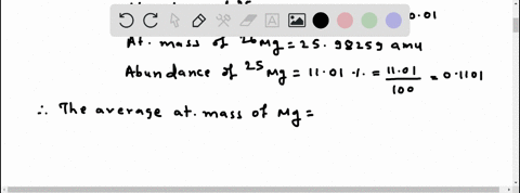SOLVED:The mass spectrum of magnesium is shown. (a) What is the most ...