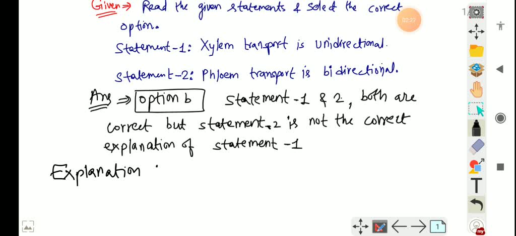 SOLVED:Read the given statements and select the correct Statement 1 ...
