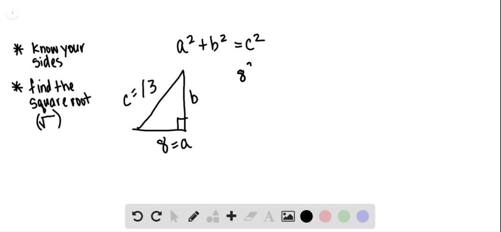 SOLVED: Find the Length of the Missing Side In the following exercises ...