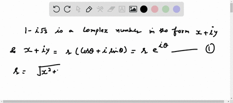 ⏩SOLVED:Find and plot the complex conjugate of each number. 1-i √(3 ...