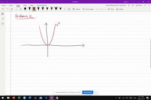 In Exercises 1-4, the graph of a quadratic function is given. Write the function's equation ...