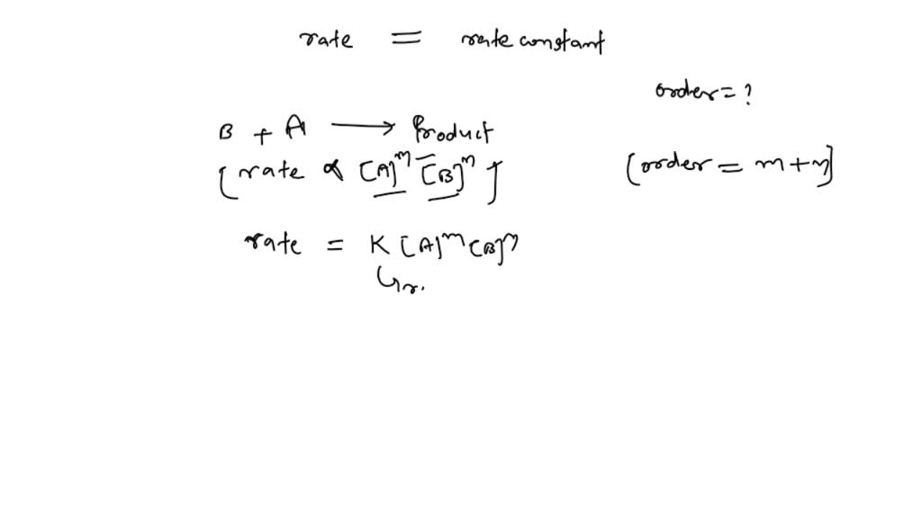 SOLVED:For which order of reaction is the rate dependent only on the ...