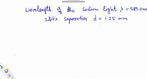⏩SOLVED:A double-slit experiment is performed with sodium light… | Numerade