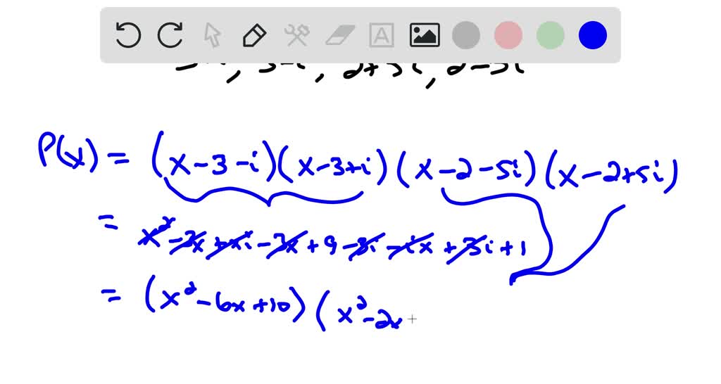 SOLVED Polynomial Of Lowest Degree With Real Coefficients And Zeros Of