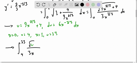 SOLVED:(a) Sketch the curve y^3=x^2 . (b) Use Formulas 3 and 4 to set up two integrals for the ...