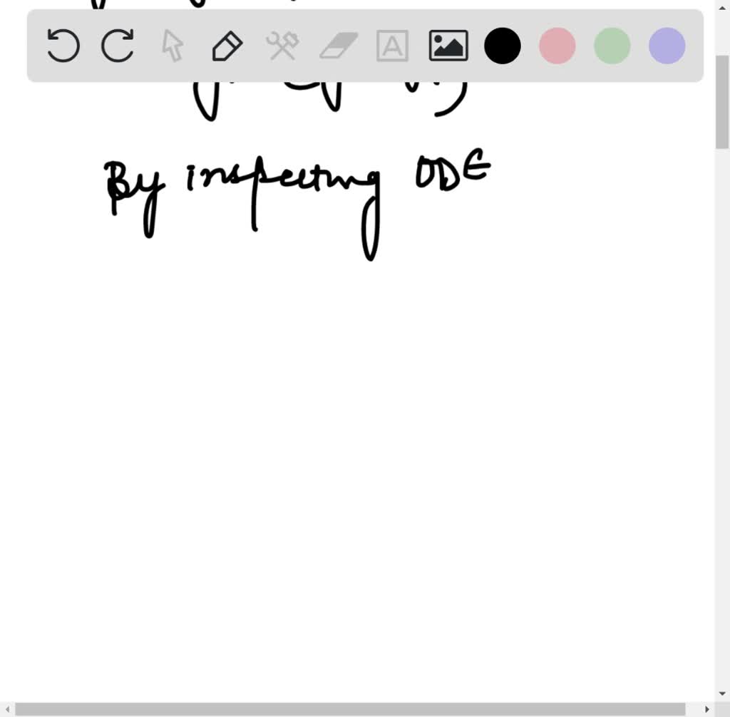 SOLVED: Find a general solution by conversion to a single ODE. The ...