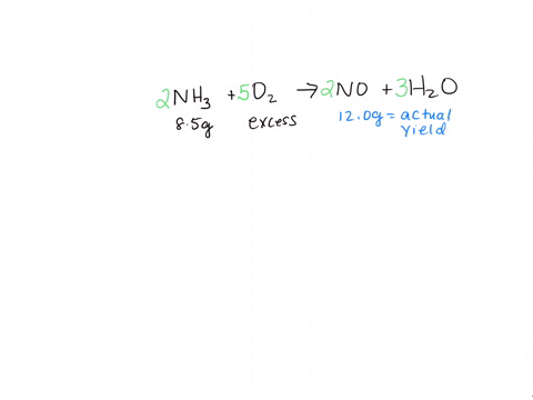 ⏩SOLVED:When ammonia and oxygen are reacted, they produce nitric ...