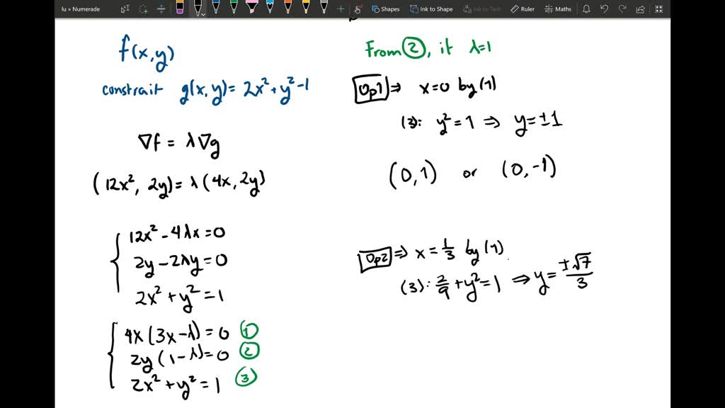 SOLVED:For the following exercises, use the method of Lagrange ...