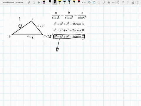 ⏩SOLVED:A B C is an arbitrary triangle with sides a, b and c,… | Numerade