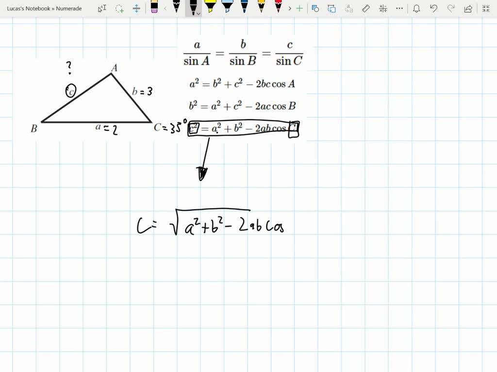 ⏩SOLVED:A B C is an arbitrary triangle with sides a, b and c,… | Numerade