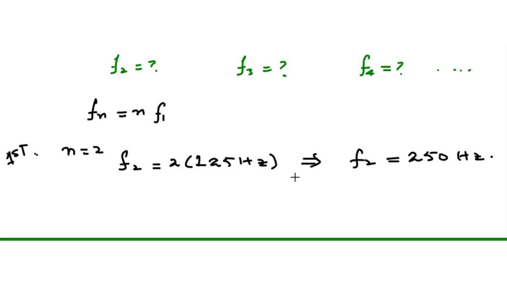 SOLVED If The Fundamental Frequency Of A Guitar String Is 125 Hz What SOLVED If The Fundamental Frequency Of A Guitar String Is 125 Hz What