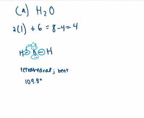 SOLVED:Using the VSEPR theory, predict the molecular structure of each ...