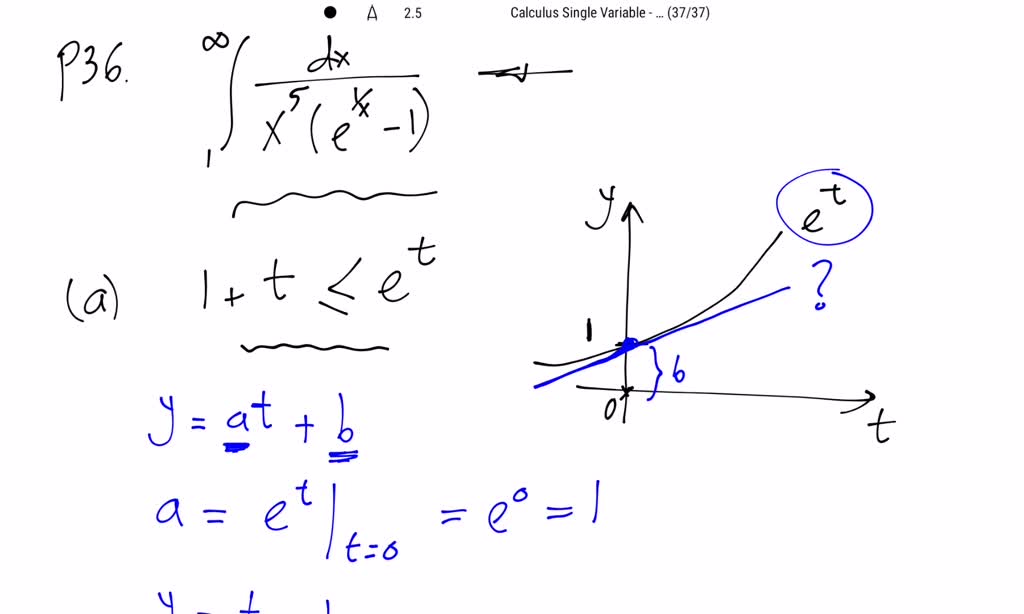 SOLVED:In Planck's Radiation Law, we encounter the integral ∫1^∞ (d x ...