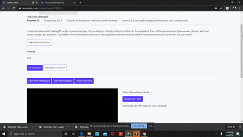 SOLVED:Use the Fundamental Counting Principle to solve Exercises. You are taking a multiple ...