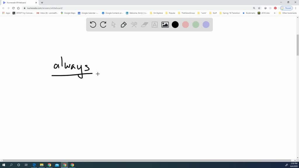 SOLVED:Determine whether each statement is sometimes, always, or never true. Explain. The ...