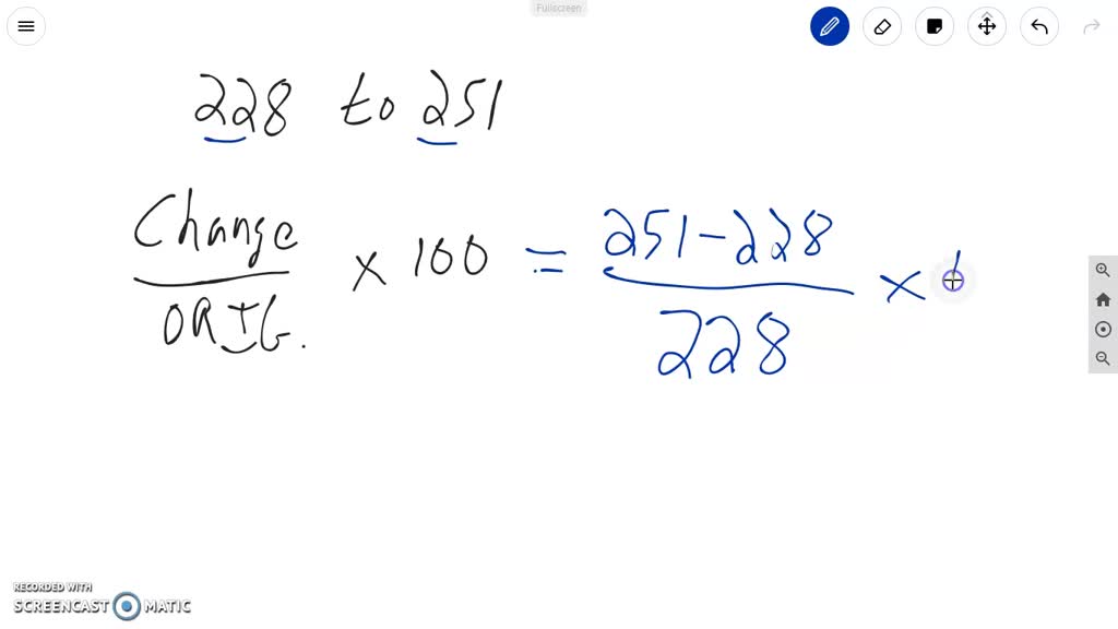 SOLVED:Find the percent of change. Round to the nearest tenth, if ...