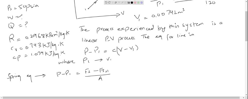 SOLVED: Nitrogen at 100 psia and 300^∘ F in a rigid container is cooled ...