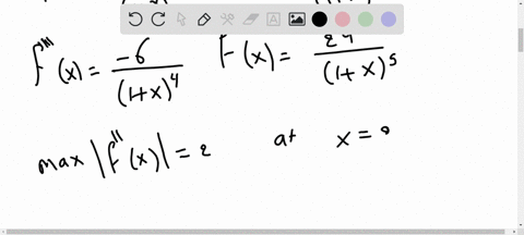 SOLVED:Use the error formulas in Theorem 4.19 to find n such that the error in the approximation ...