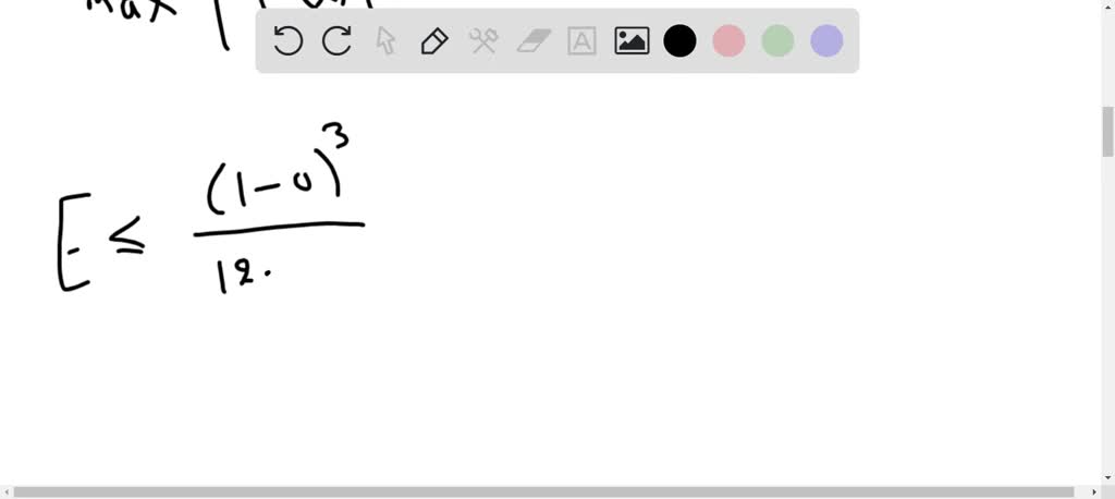 SOLVED:Use the error formulas in Theorem 4.19 to find n such that the error in the approximation ...