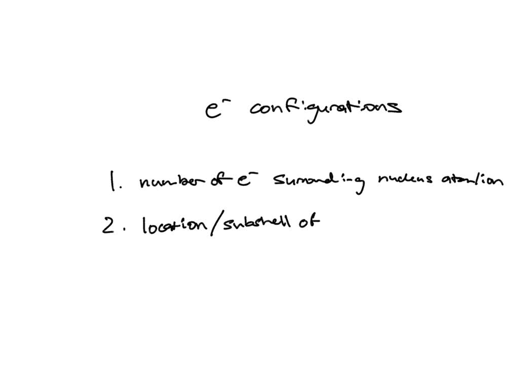 ⏩solved What Information Is Provided By An Electron Configuration