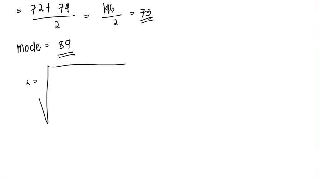 SOLVED: Consider data measured in kg on n=10 subjects where the 10 -th measurement is missing ...