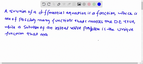 What is the difference between an algebraic equation and a differential ...