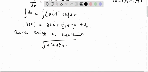 SOLVED:At time t=0, a particle is located at the point (1,2,3) . It ...