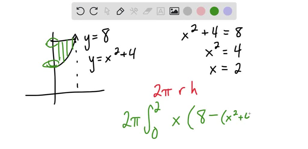 SOLVED:Use the shell method to set up and evaluate the integral that ...