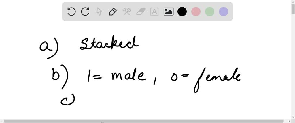 SOLVED: A student shared data from the StatCrunch Friend Data Application. Data on gender and ...
