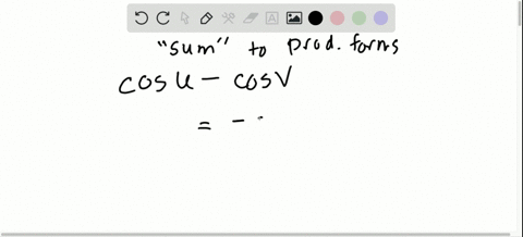 SOLVED:Fill in the blank to complete the trigonometric formula. cosu ...