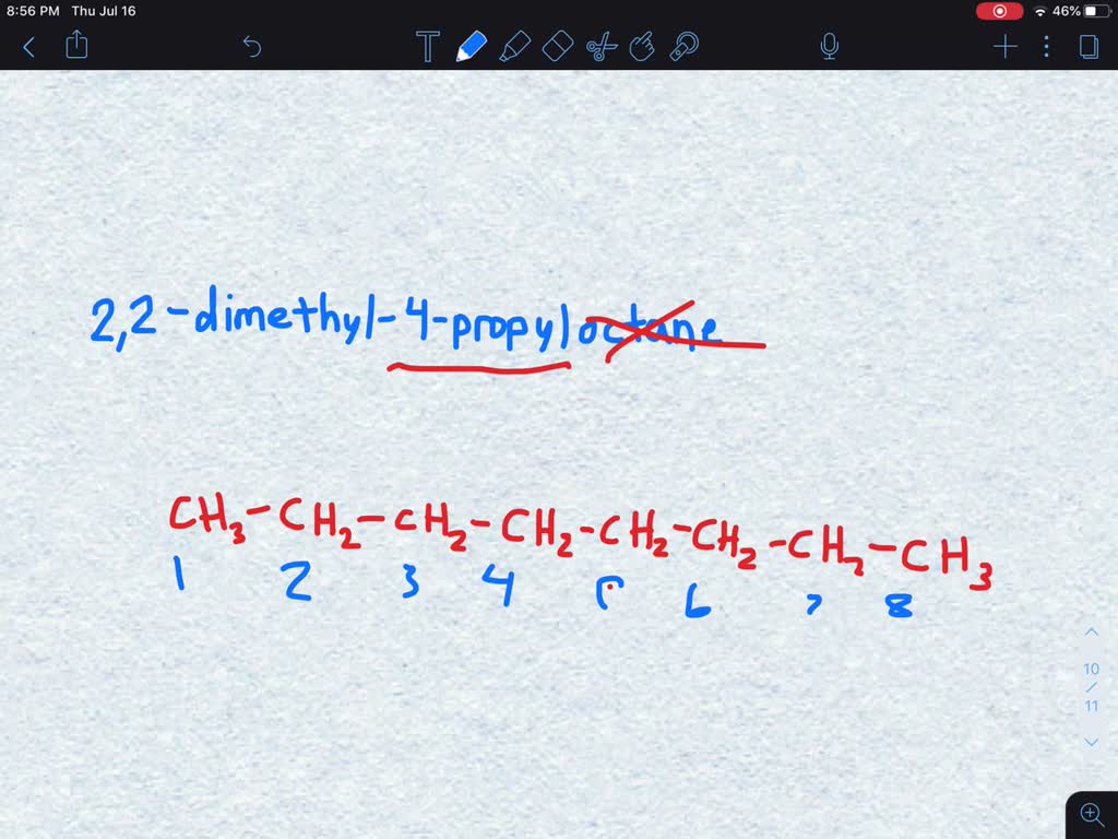 SOLVED Draw The Structure 3 7 dimethyl 4 1 methylethyl Nonane