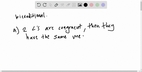 SOLVED:If a conditional statement and its converse are both true, the statement is said to be ...