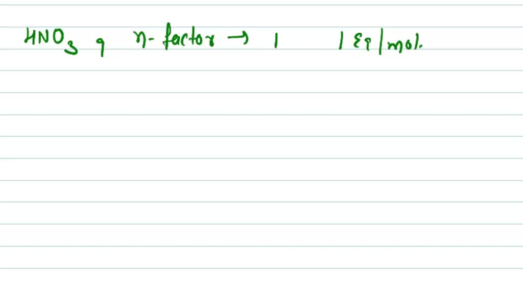 SOLVED: Calculate the equivalent mass of each of the following acids ...