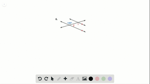 SOLVED:In Exercises 3-6, Ind \mathrm{m} \angle 1 and \mathrm{m} \angle ...