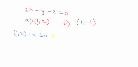 SOLVED:Determine whether each point lies on the graph of the equation ...
