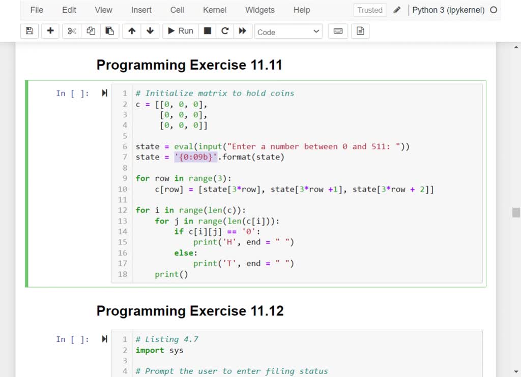 (Game: nine heads and tails) Nine coins are placed in a 3 ×3 matrix ...