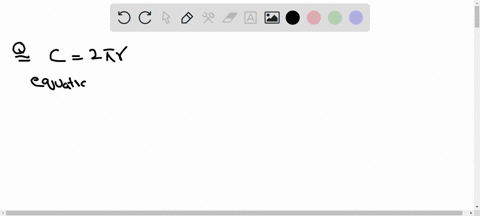 ⏩SOLVED:C=2 πr for r (circumference of a circle) | Numerade