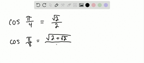 SOLVED:Prove the identity. Find the exact value of cos(π)/(32) . [ Hint ...