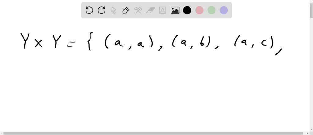 ⏩SOLVED:Let X={1,2} and Y={a, b, c} . List the elements in each set.… | Numerade