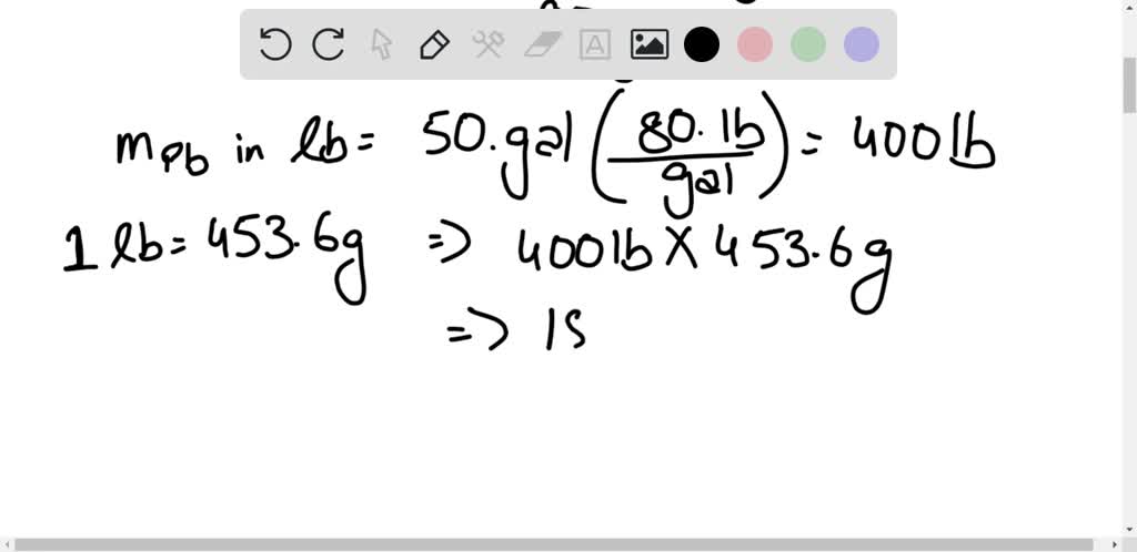 SOLVED:A sample of lead-based paint contains 60.5 ppm lead. The density ...