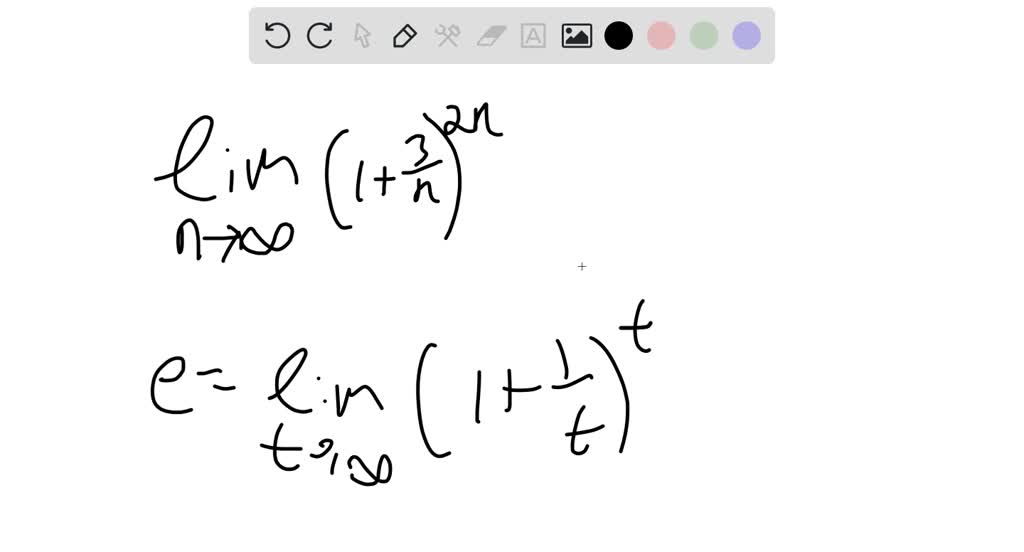SOLVED:Compute the limit limn →∞ (1+2+3+⋯+n)/(n^2) and verify it by the ...