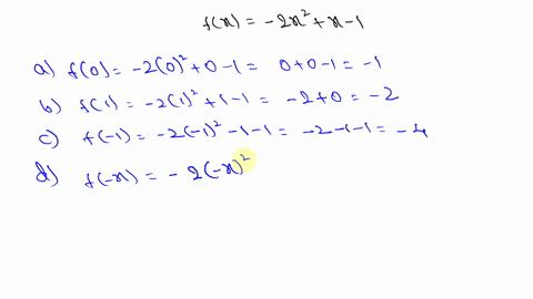 SOLVED:In Problems 43-50, find the following for each function: (a) f(0 ...