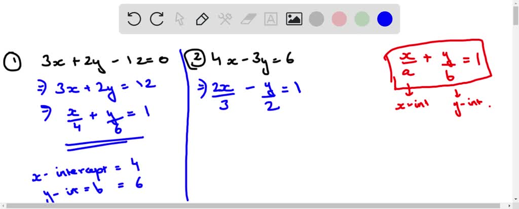 Draw The Graph Of Each Of The Equations Given Below Also Find The