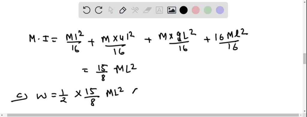 SOLVED:A uniform smooth rod (mass m and length l ) placed on a smooth ...