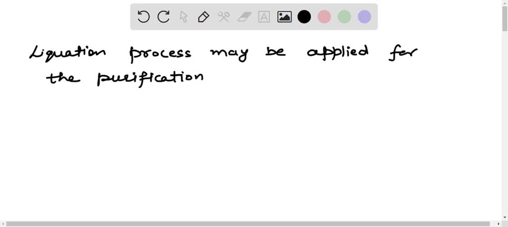 SOLVED:Liquation process may be applied for the purification of (1 ...