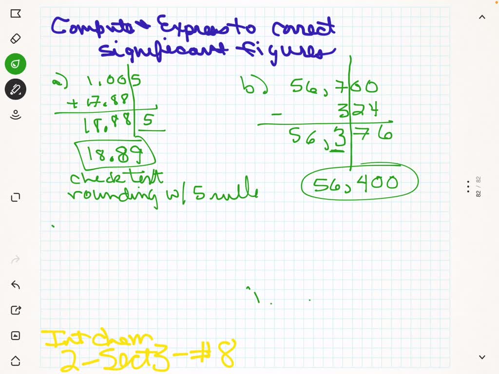 Compute and express each answer with the proper number of significant ...