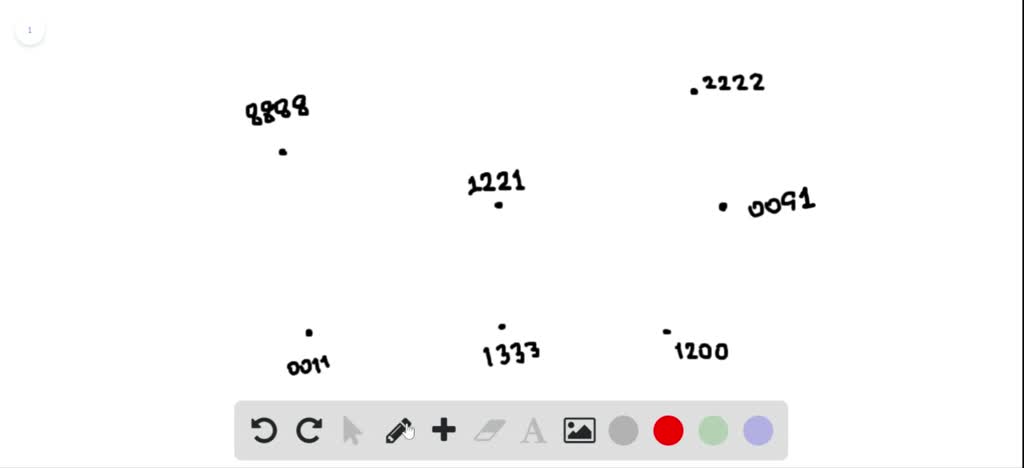 Construct the call graph for a set of seven telephone numbers 555-0011 ...