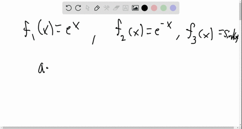 ⏩SOLVED:Let V denote the vector space of functions that are linear… | Numerade